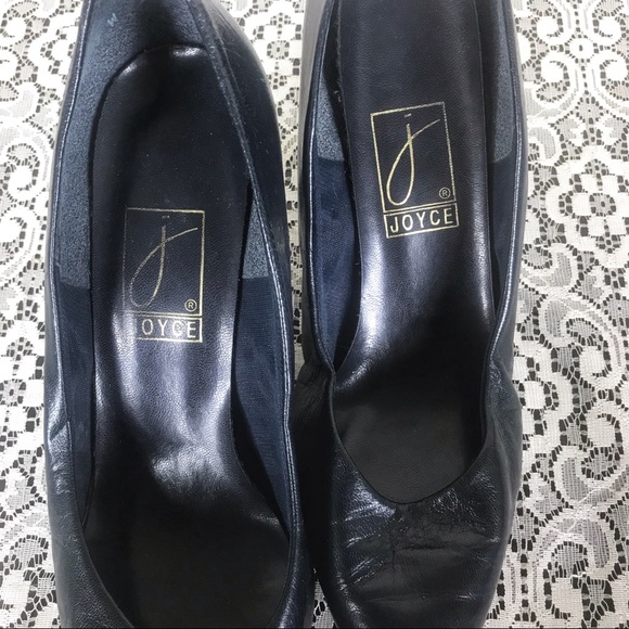 Joyce | Shoes | Vintage Joyce Navy Blue Pumps | Poshmark